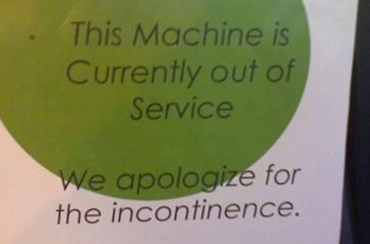 SORRY FOR THE INCONTINENCE